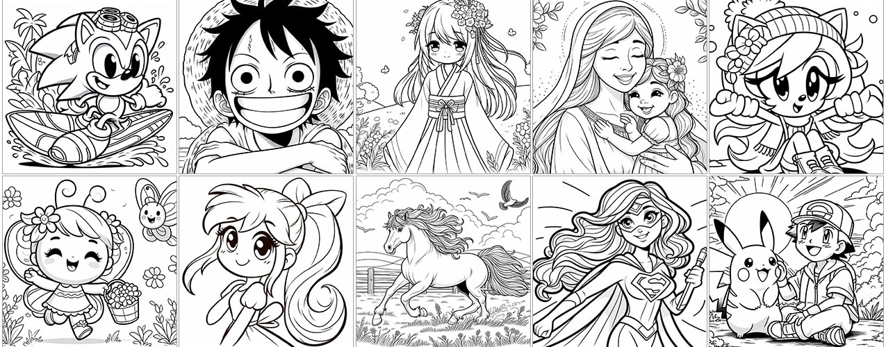 571 Printable Cute Coloring Pages PDF: Free Downloads Inside!