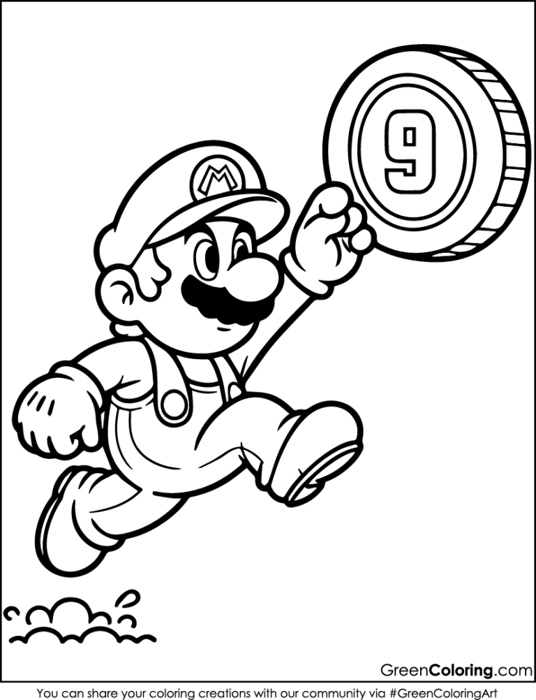 12 Must-Have Super Mario Coloring Pages, Free Printable PDFs