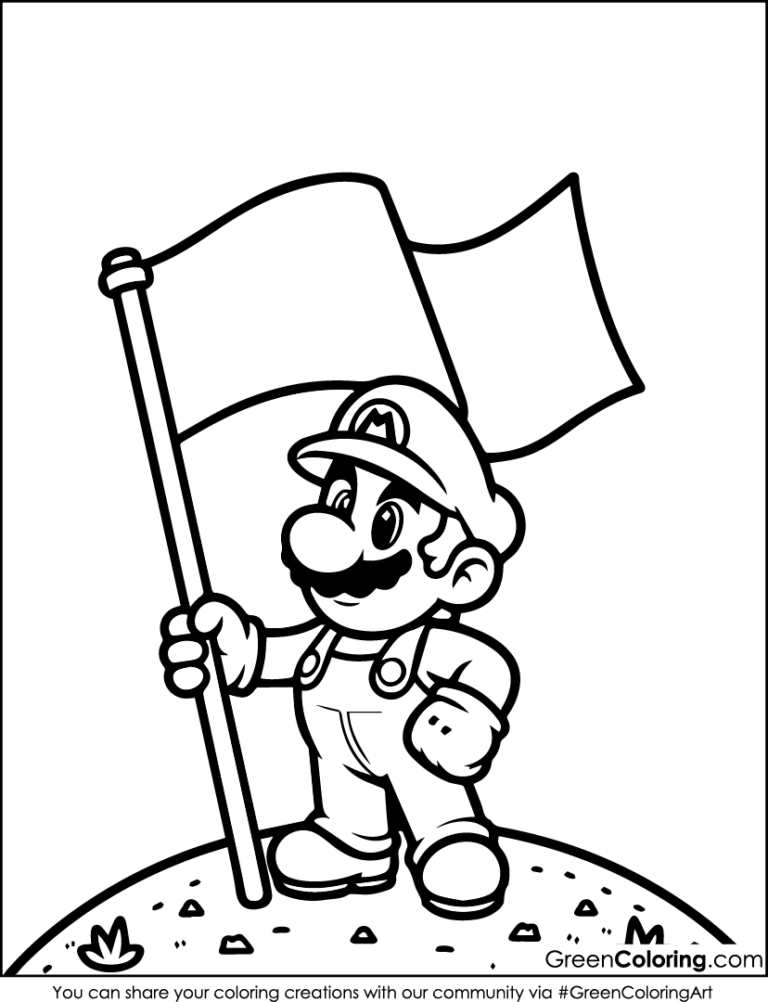 12 Must-Have Super Mario Coloring Pages, Free Printable PDFs