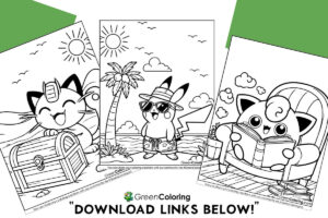 44 Free Pokémon Coloring Pages (Printable PDF Downloads)