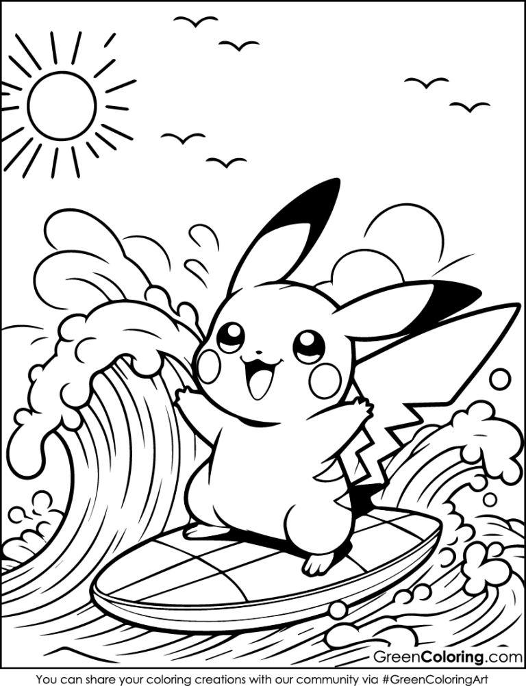44 Free Pokémon Coloring Pages (Printable PDF Downloads)