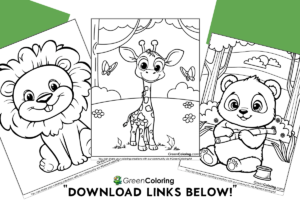 20 Animal Coloring Pages (Download Free Printable PDF)