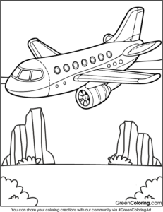 66 Airplane Coloring Pages (Download Free Printable PDF)