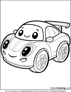 64 Car Coloring Pages (Download Free Printable PDF)