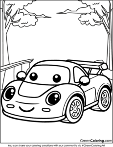 64 Car Coloring Pages (Download Free Printable PDF)