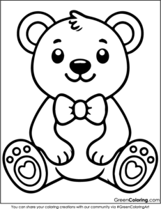 20 Bear Coloring Pages (Download Free Printable PDF)