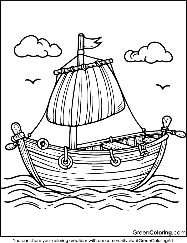 28 Boat Coloring Pages Download Free Printable PDF 28 Boat Coloring Pages Download Free Printable PDF