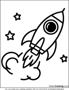 10 Rocket Coloring Pages (Download Free Printable PDF)