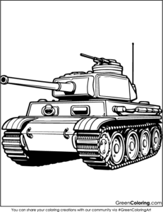 10 Tank Coloring Pages (Download Free Printable PDF)