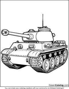10 Tank Coloring Pages (Download Free Printable PDF)