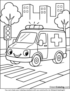 40 Ambulance Coloring Pages (Download Free Printable PDF)