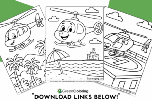 28 Helicopter Coloring Pages (Download Free Printable PDF)