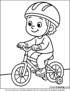 28 Bicycle Coloring Pages (Download Free Printable PDF)