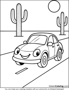 64 Car Coloring Pages (Download Free Printable PDF)