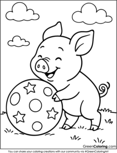 32 Pig Coloring Pages (Download Free Printable PDF)