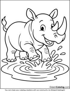 32 Rhino Coloring Pages (Download Free Printable PDF)